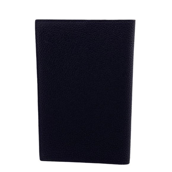 Hermes | Accessories | Hermes Togo Ea Zip Notebook Cover Black Mens ...